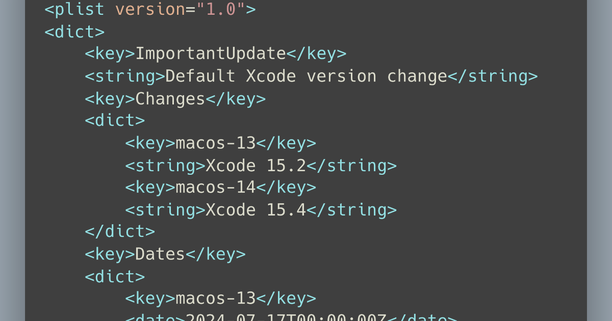 Important Update! Change of the default Xcode version in FlyCI macOS ... Important Update! Change of the default Xcode version in FlyCI macOS ...